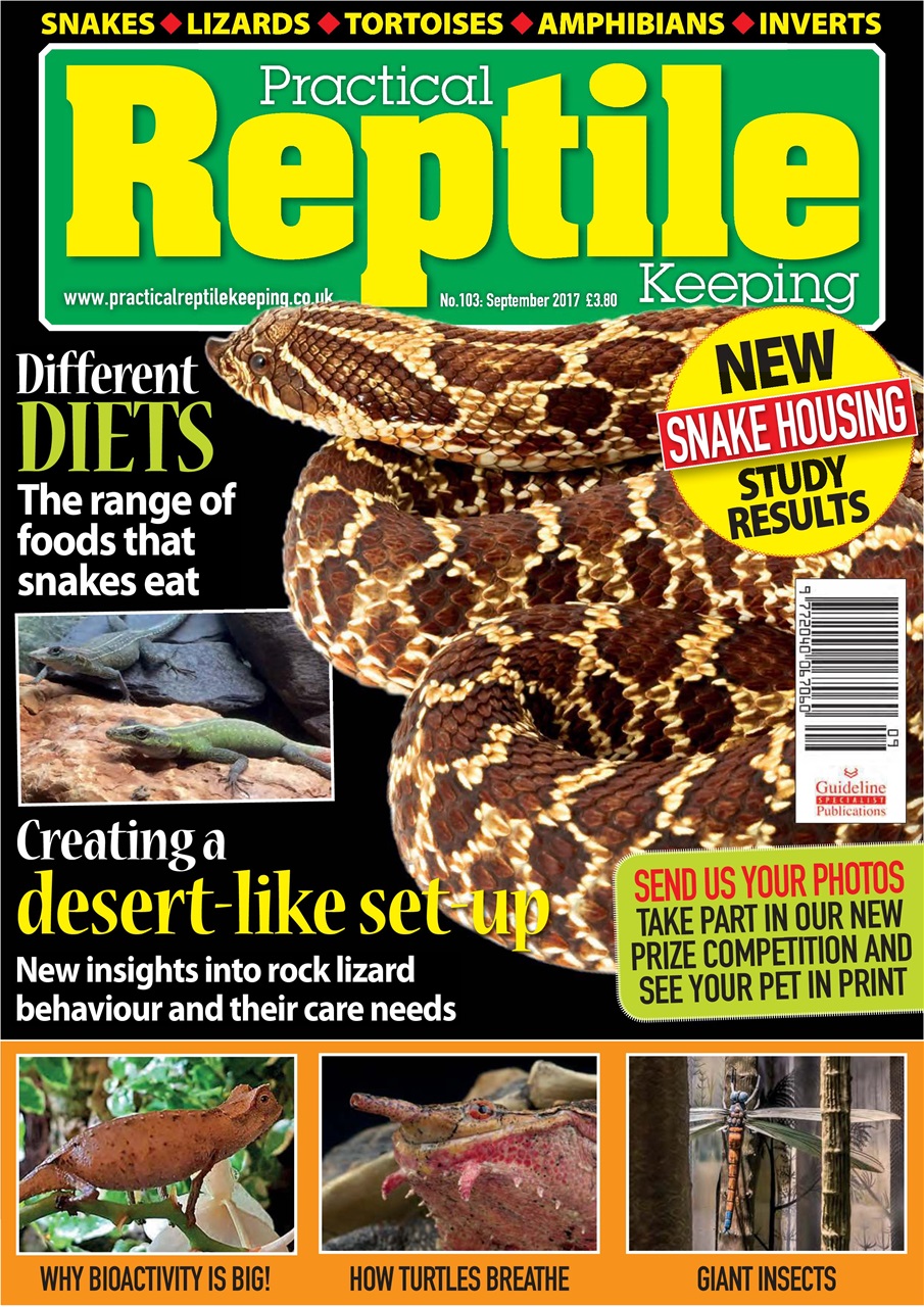 Practical Reptile Keeping Magazine - September 2017 Back Issue Practical Reptile Keeping Magazine - September 2017 Back Issue