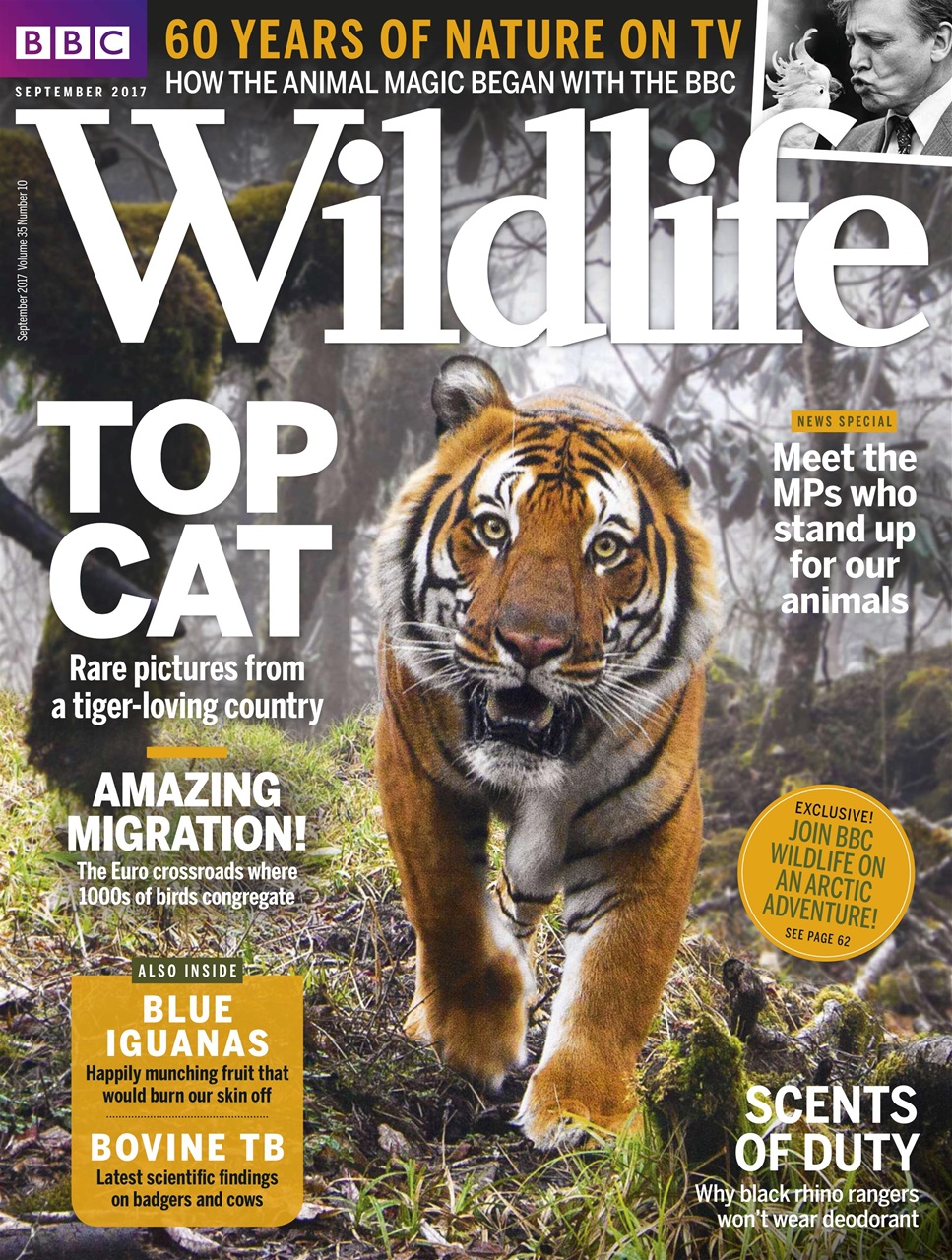 BBC Wildlife Magazine - September 2017 Back Issue