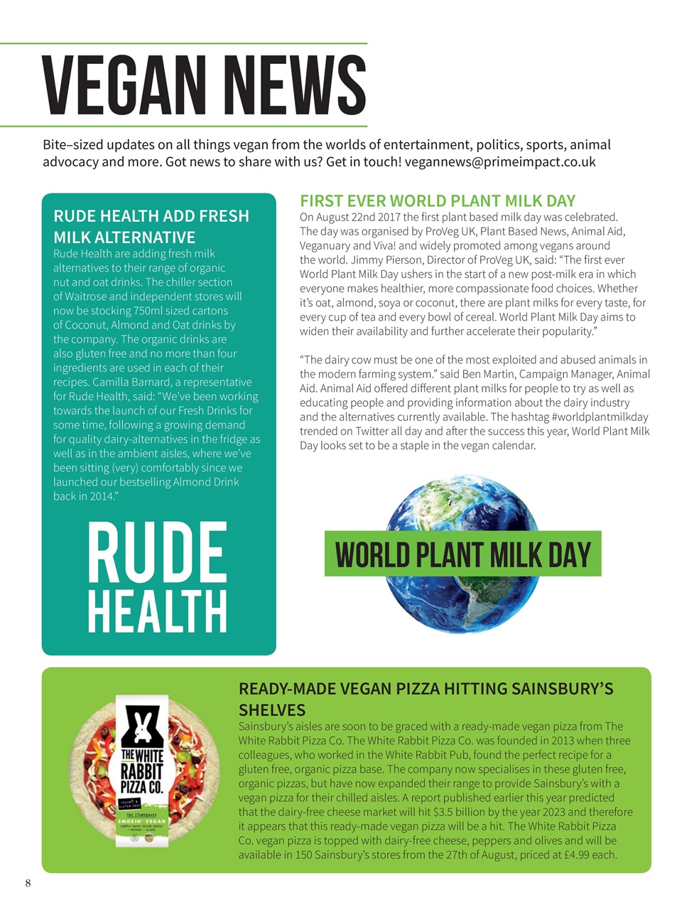 Vegan Life Magazine - October 2017 Subscriptions | Pocketmags