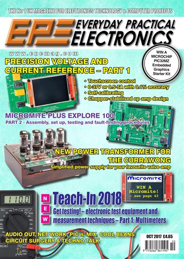 Practical Electronics Magazine - Oct-17 Back Issue