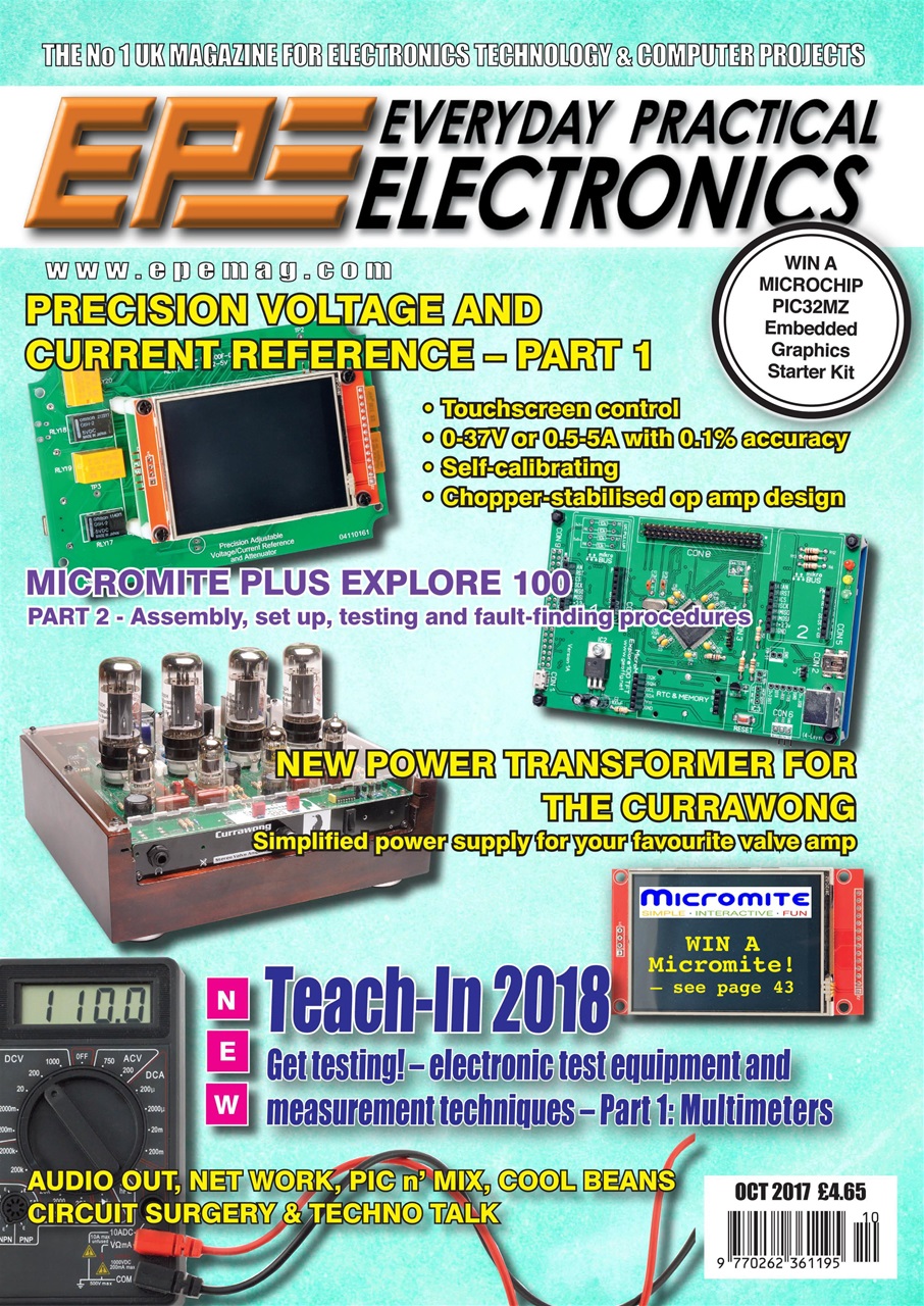Practical Electronics Magazine - Oct-17 Back Issue