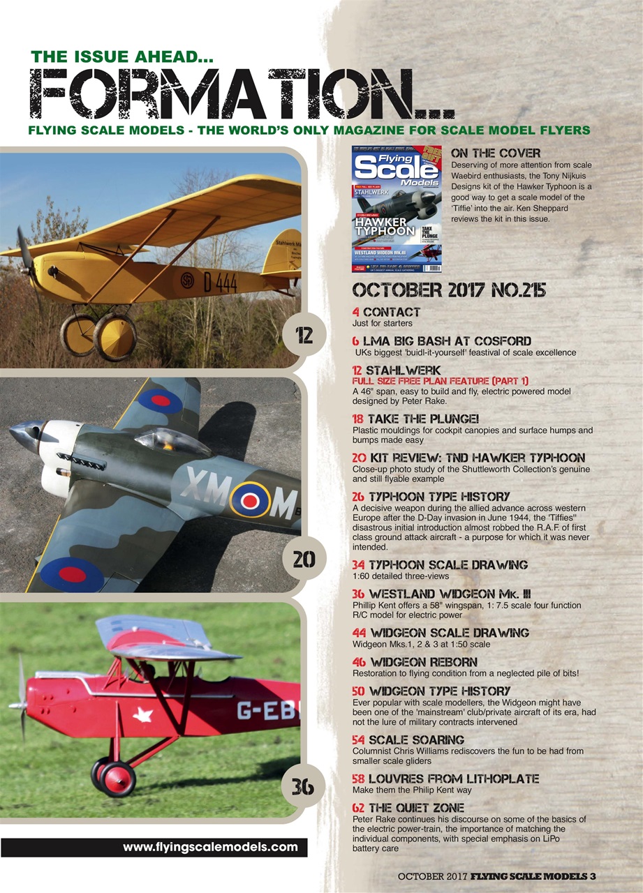 Radio Control Model Flyer Magazine - October 2017 Subscriptions ...