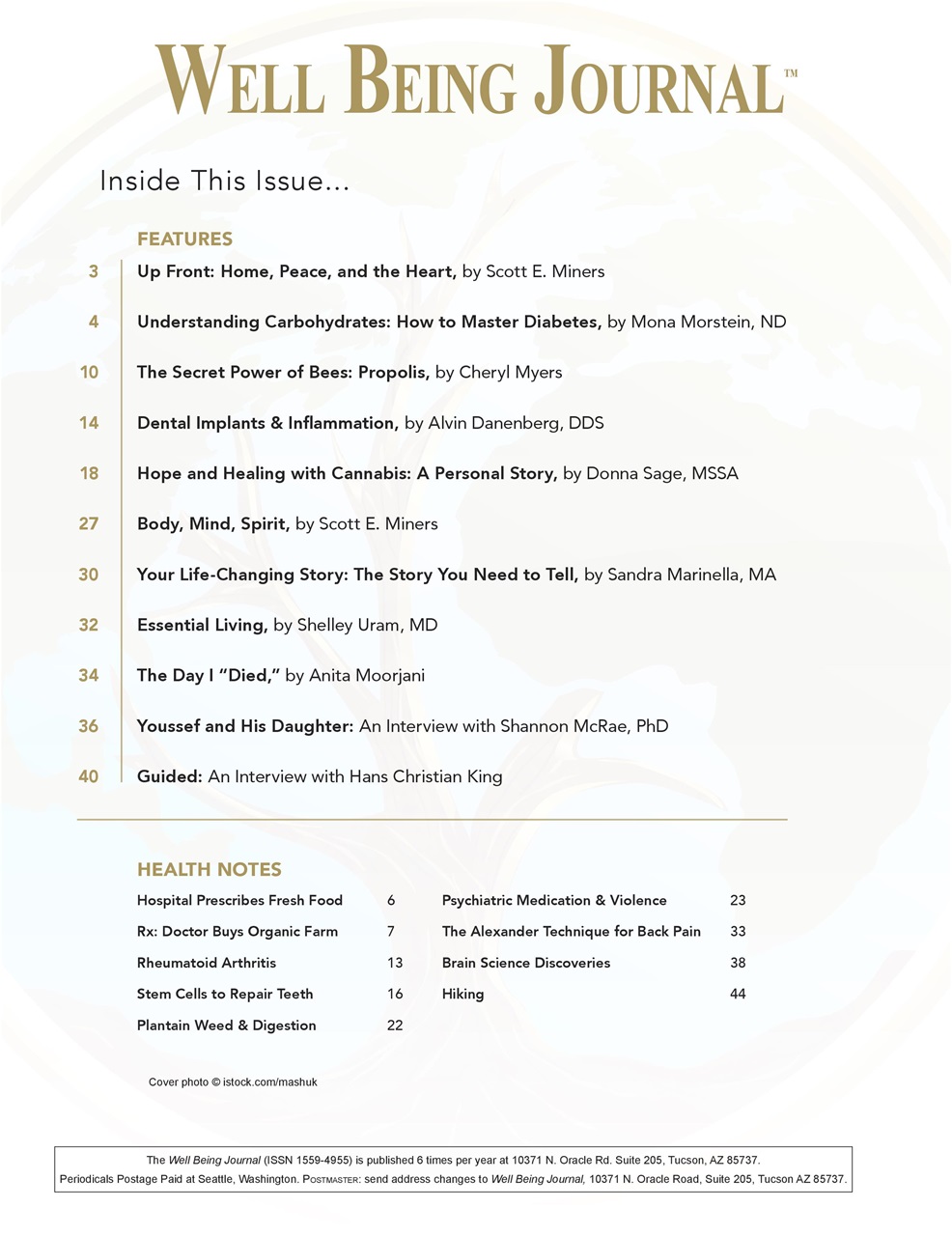 Well Being Journal Magazine - Nov/Dec 2017 Subscriptions | Pocketmags