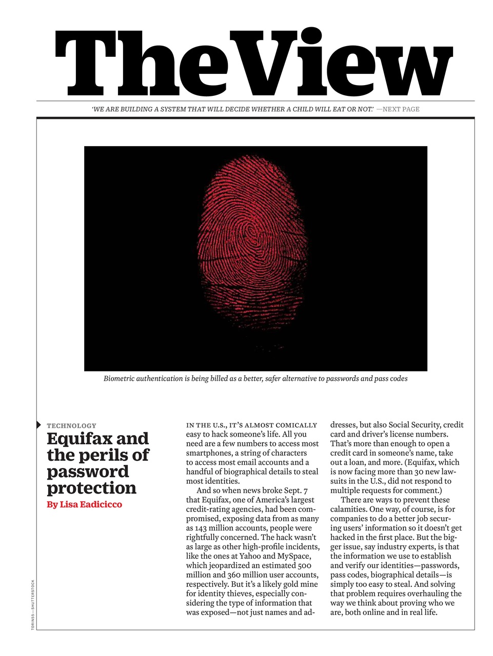 Time Magazine - 25th Septmeber 2017 Back Issue