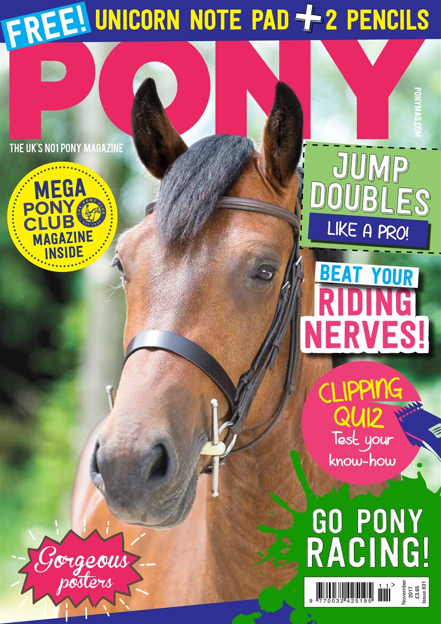 Pony Magazine - PONY magazine – November 2017 Subscriptions | Pocketmags