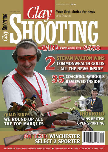 Clay Shooting Magazine - Nov 2010 Edição anterior