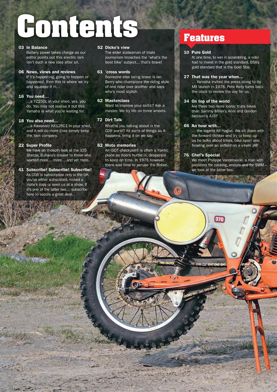 Classic Dirt Bike Magazine - Issue 46 Back Issue