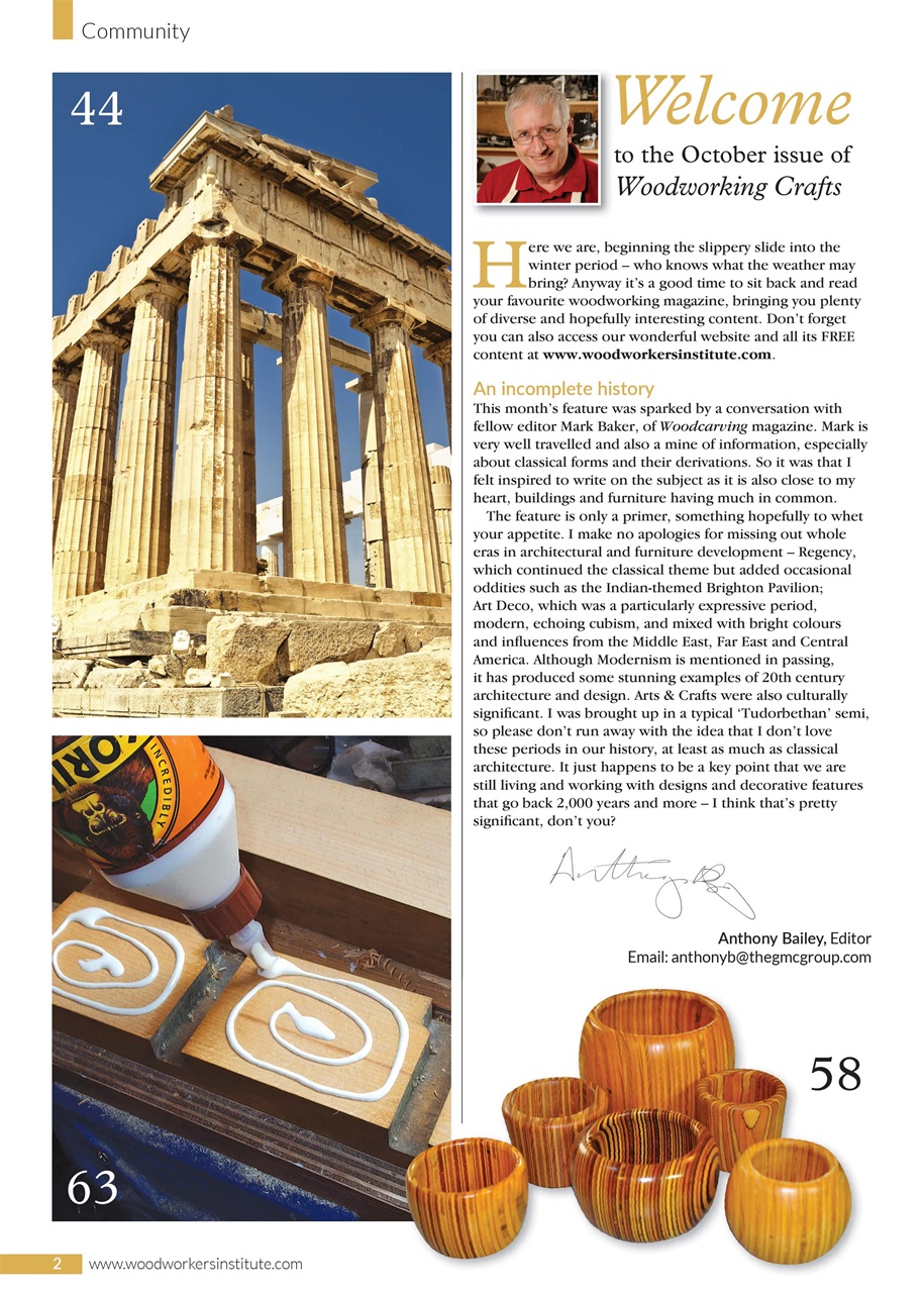 Woodworking Crafts Magazine - October 2017 Back Issue