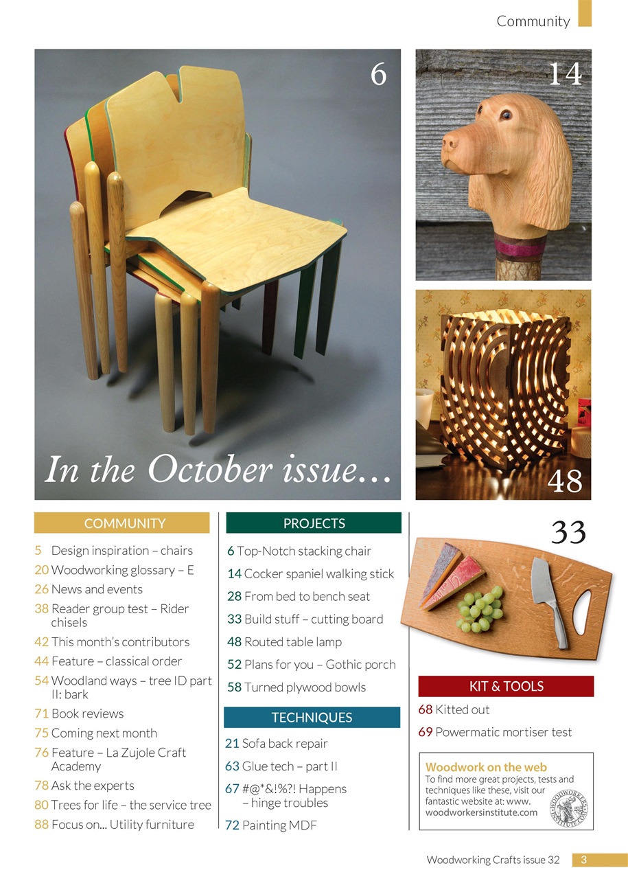 Woodworking Crafts Magazine - October 2017 Back Issue