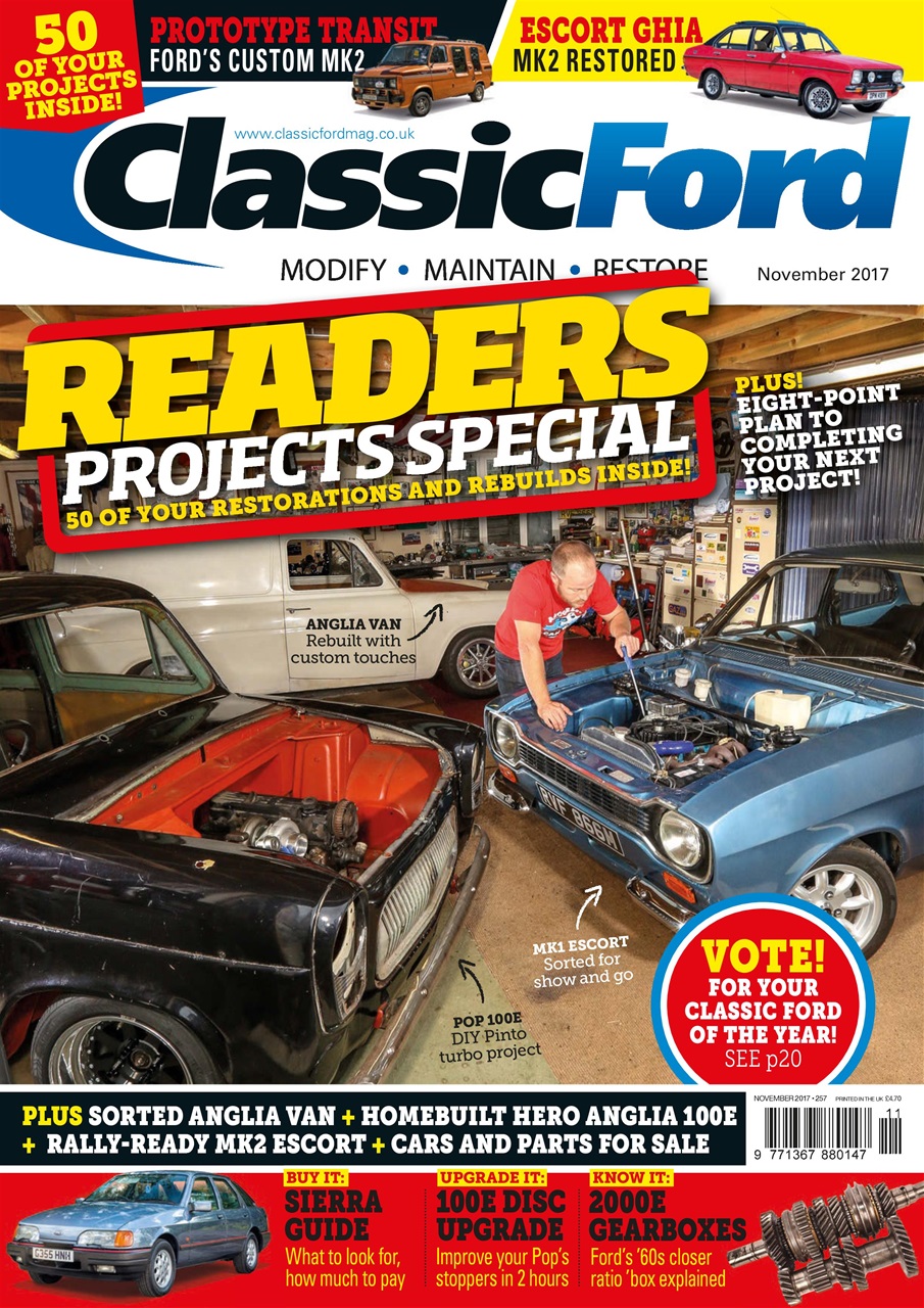 Classic Ford Magazine - November 2017 Back Issue