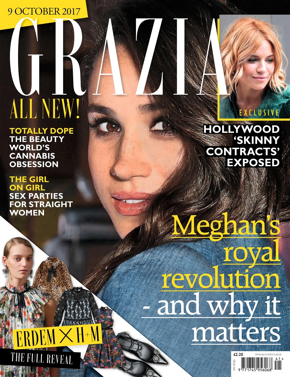 Grazia Magazine - 9th October 2017 Subscriptions | Pocketmags
