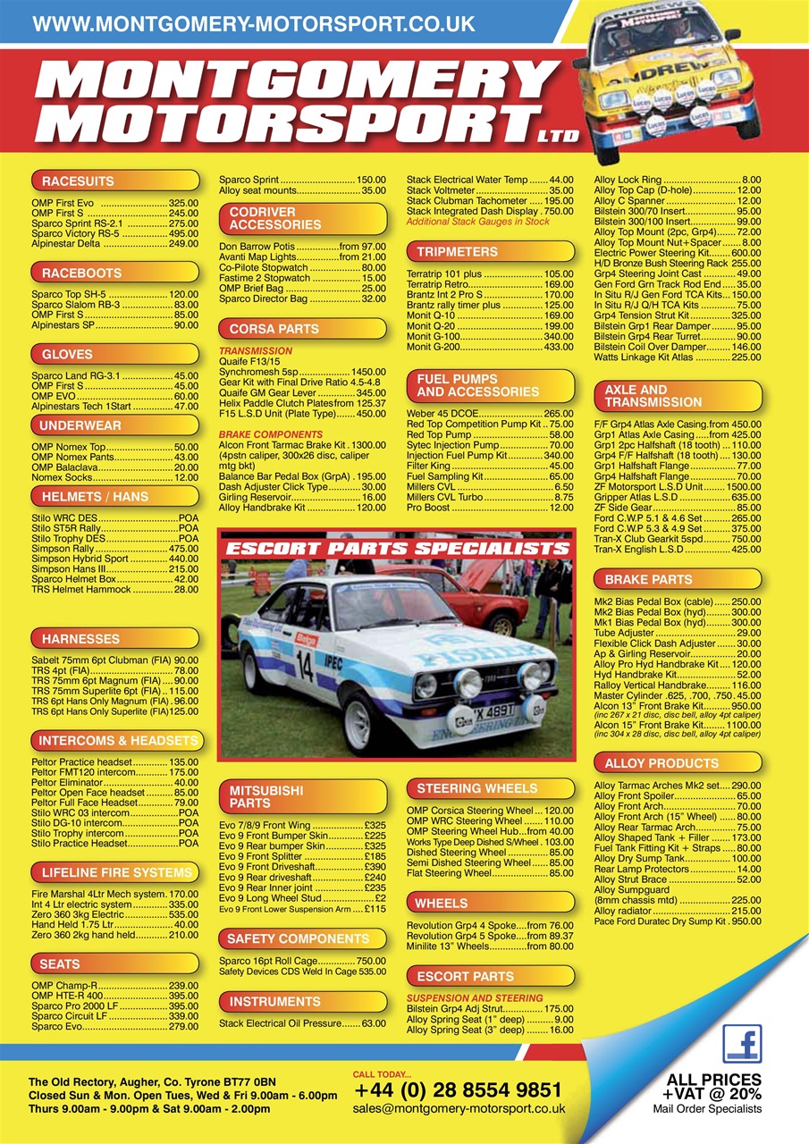 Pacenotes Rally magazine - Issue 160 - Oct 2017 Back Issue