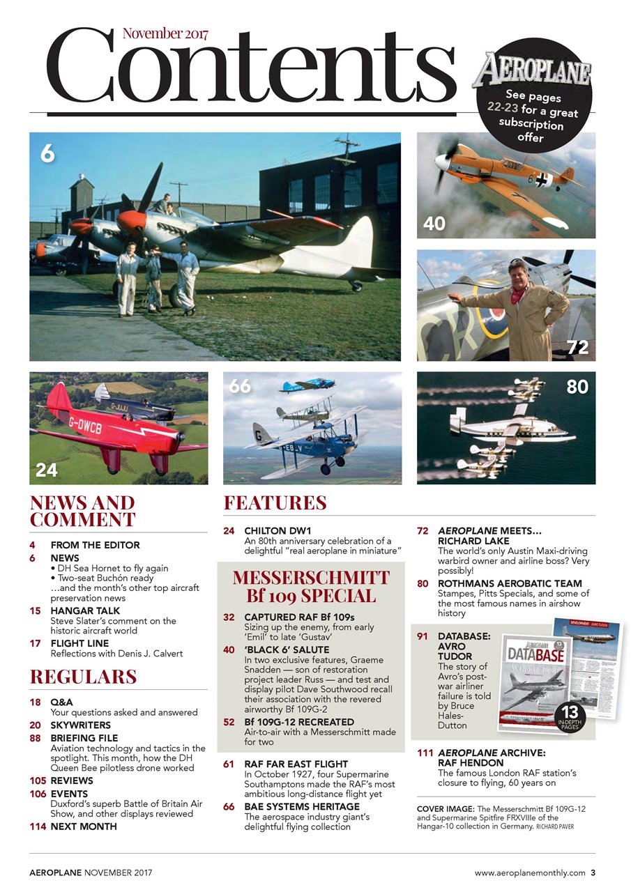 Aeroplane Magazine - November 2017 Back Issue
