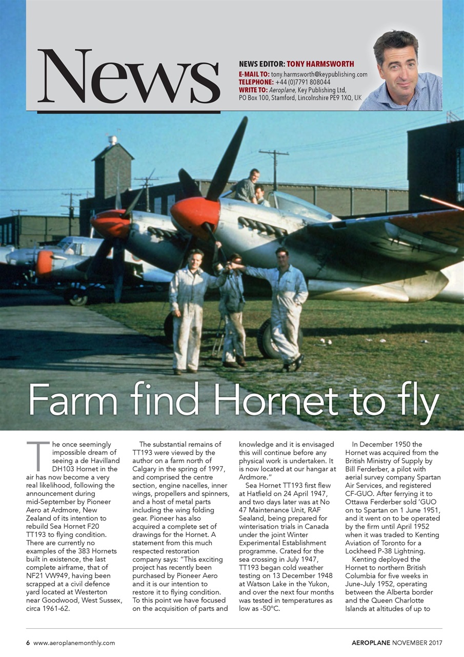 Aeroplane Magazine - November 2017 Back Issue