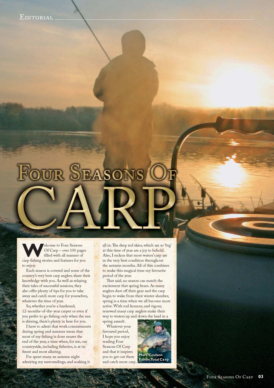 Fishing Reads Magazine - Four Seasons of Carp 2 - TASTER Back Issue