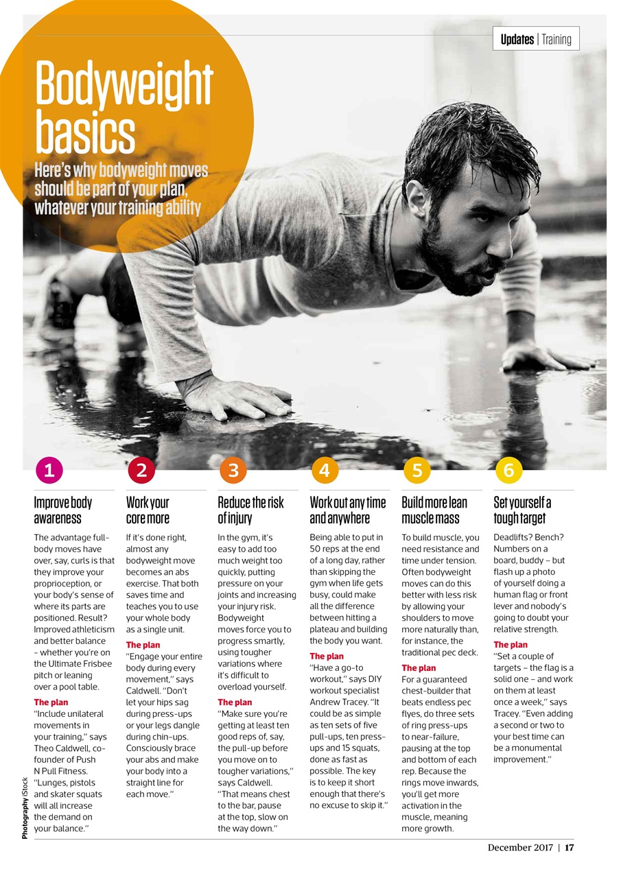Men's Fitness Magazine - December 2017 Back Issue