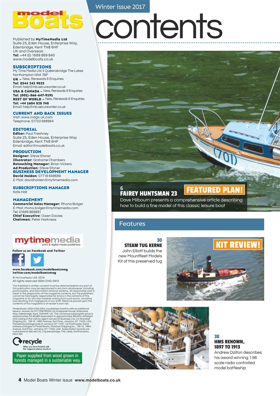 Model Boats Magazine - Special Issue Back Issue