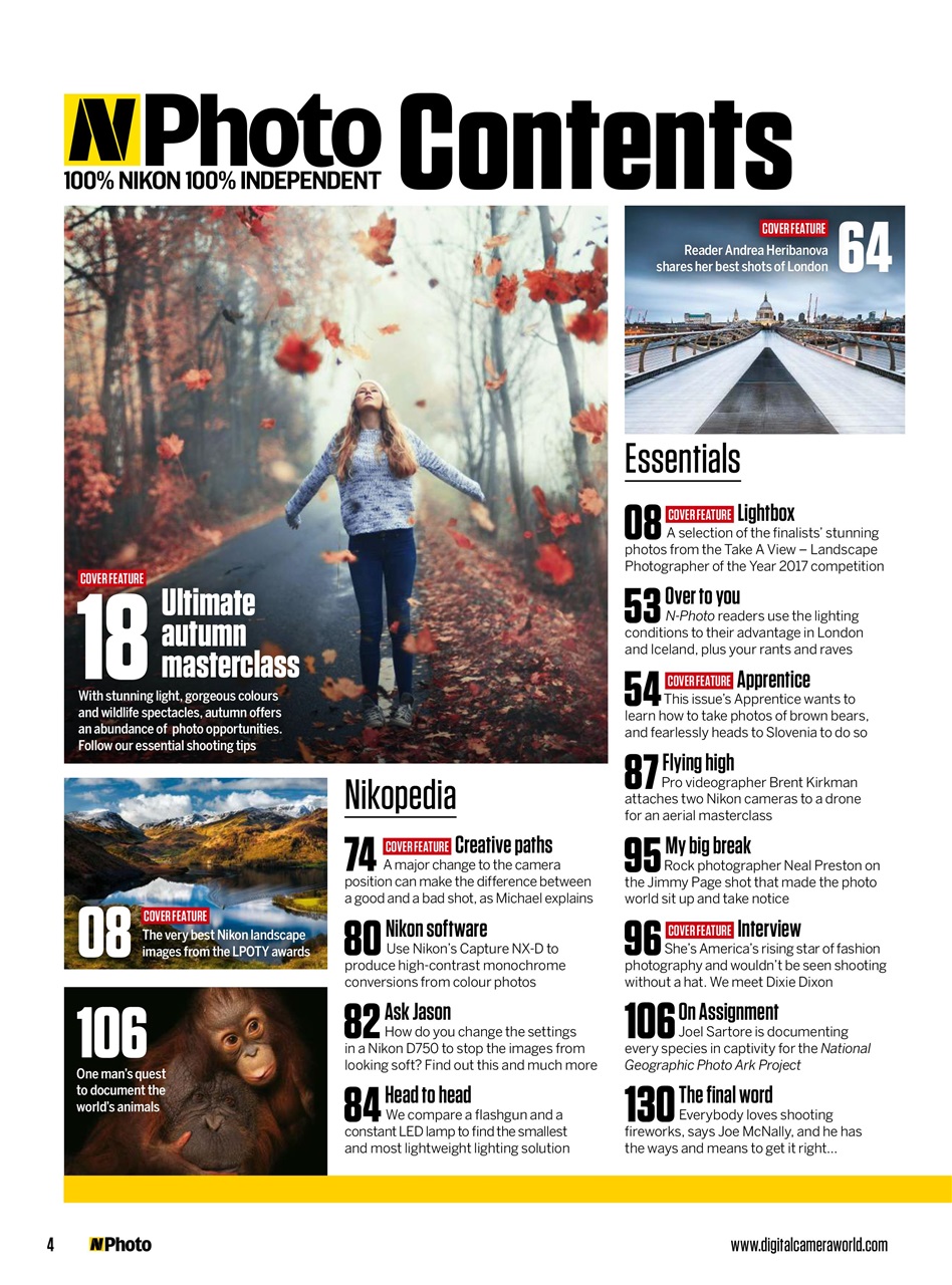 N-Photo Magazine - November 2017 Back Issue