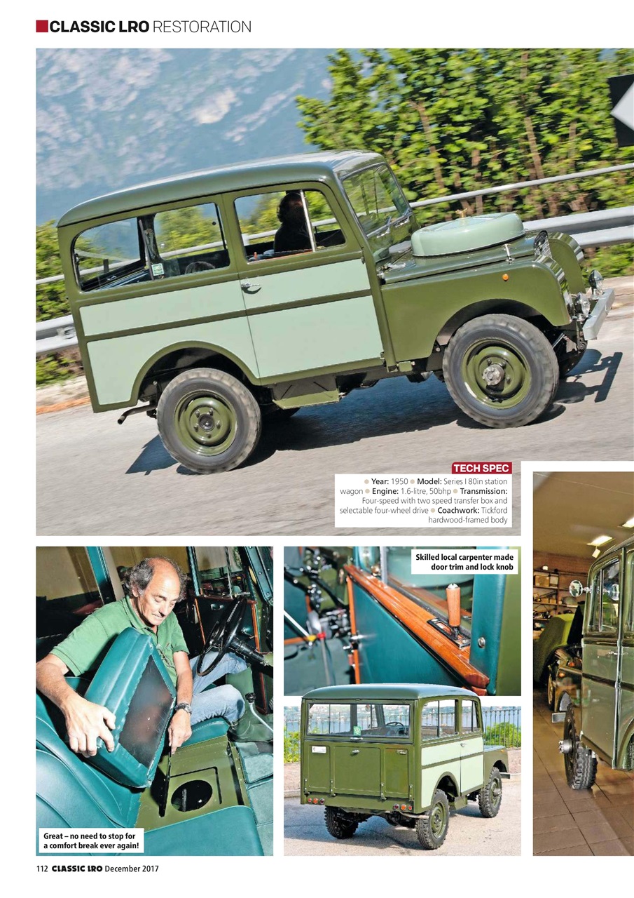 Land Rover Owner Magazine - December 2017 Back Issue