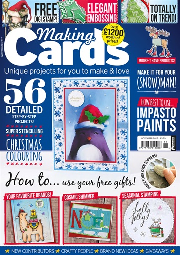 Making Cards & Papercraft Magazine - November 2017 Back Issue
