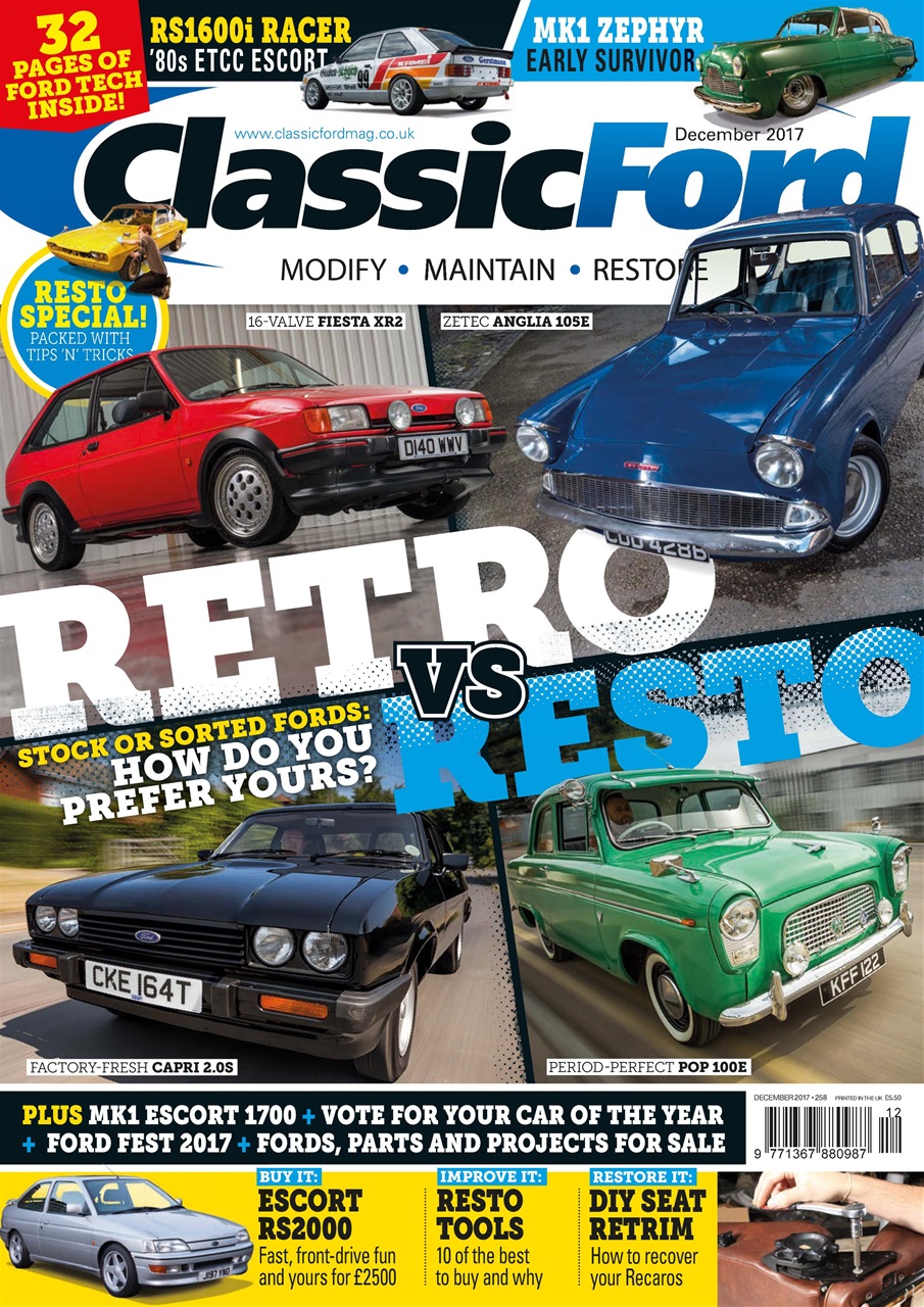 Classic Ford Magazine - December 2017 Back Issue