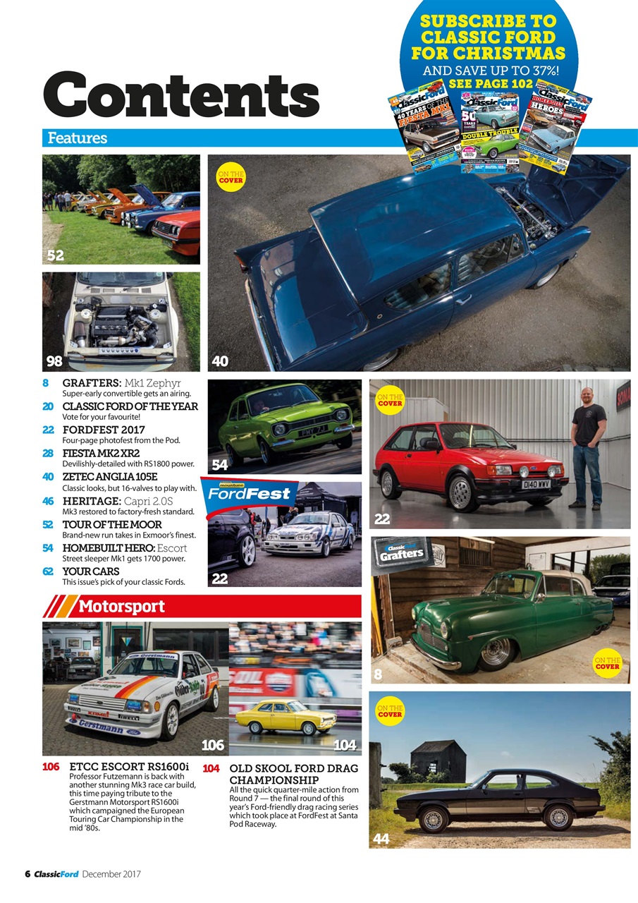 Classic Ford Magazine - December 2017 Back Issue
