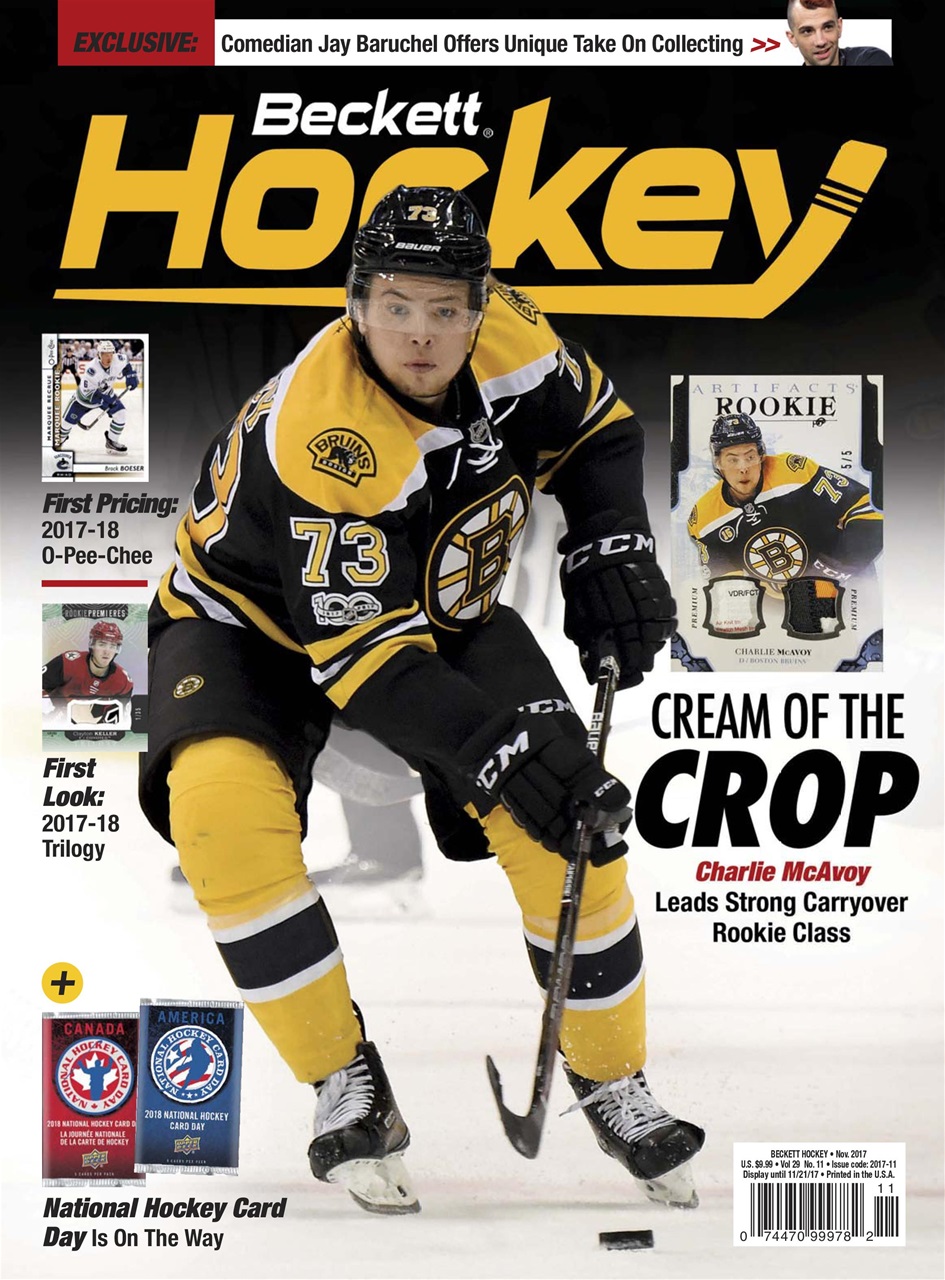 Beckett Hockey Magazine - November 2017 Back Issue
