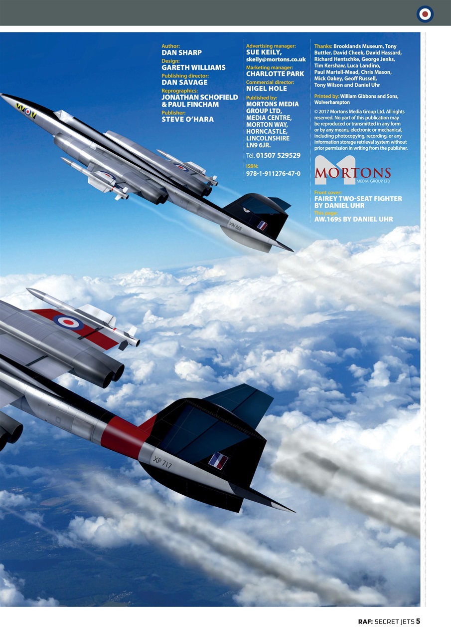 Aviation Classics Magazine - RAF: Secret Jets of Cold War Britain ...