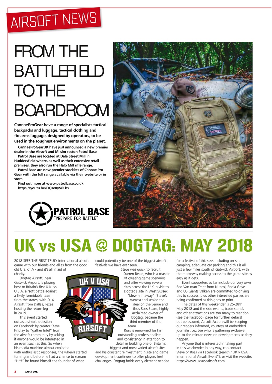 Airsoft Action Magazine - Christmas 2017 - FREE Sample Issue Special Issue