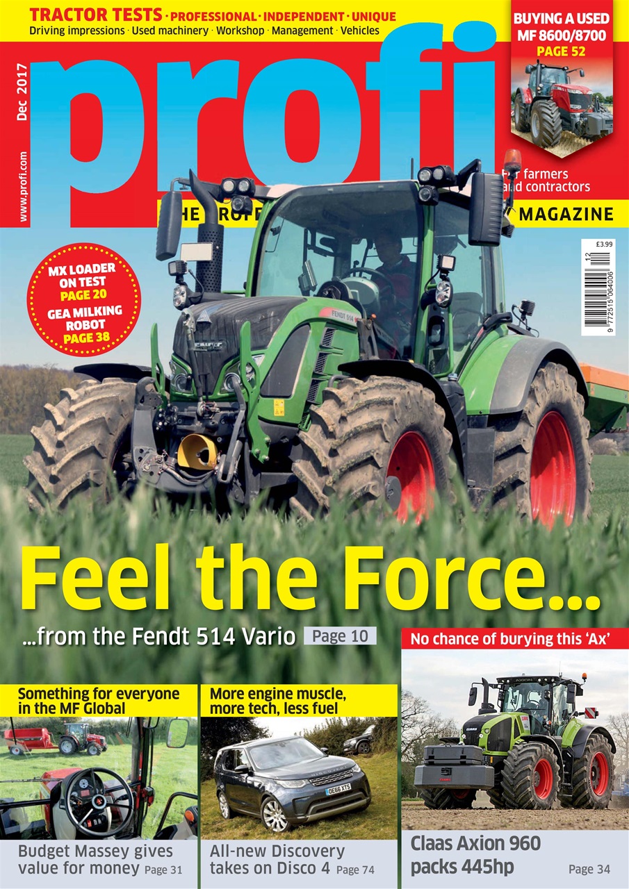 Profi International Magazine - December 2017 Back Issue