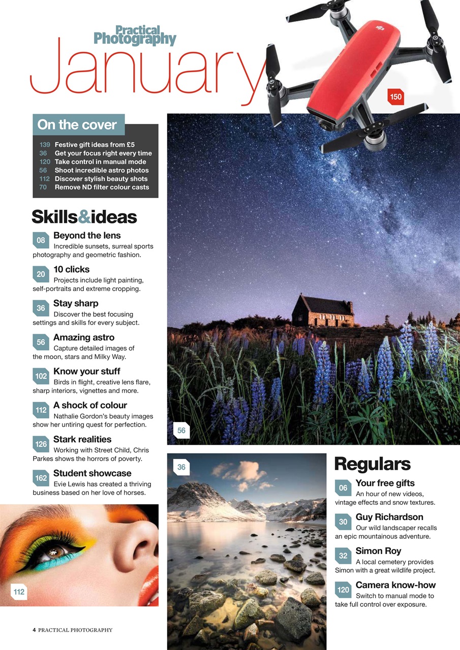 Practical Photography Magazine - January 2018 Subscriptions | Pocketmags