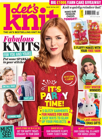 Let's Knit Magazine - Dec-17 Subscriptions | Pocketmags