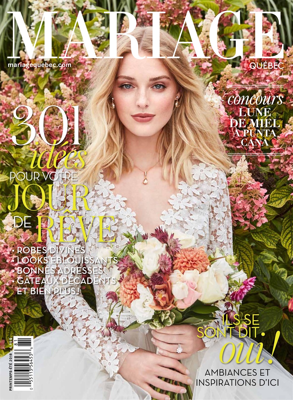 Mariage Quebec Magazine - Spring/Summer 2018 Back Issue