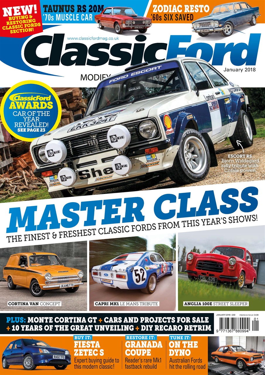 Classic Ford Magazine - January 2018 Back Issue