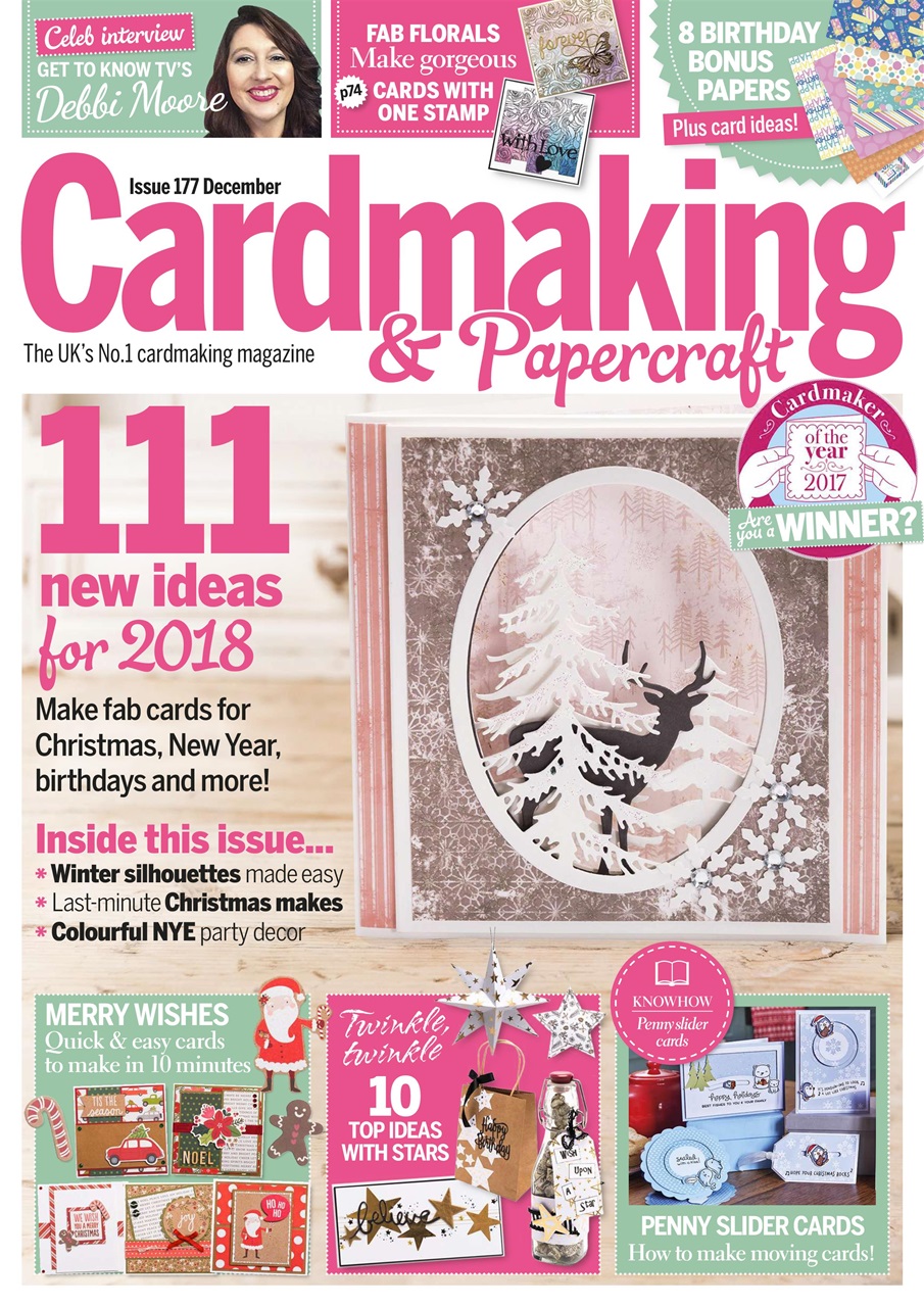 Cardmaking & Papercraft Magazine - December 2018 Subscriptions | Pocketmags