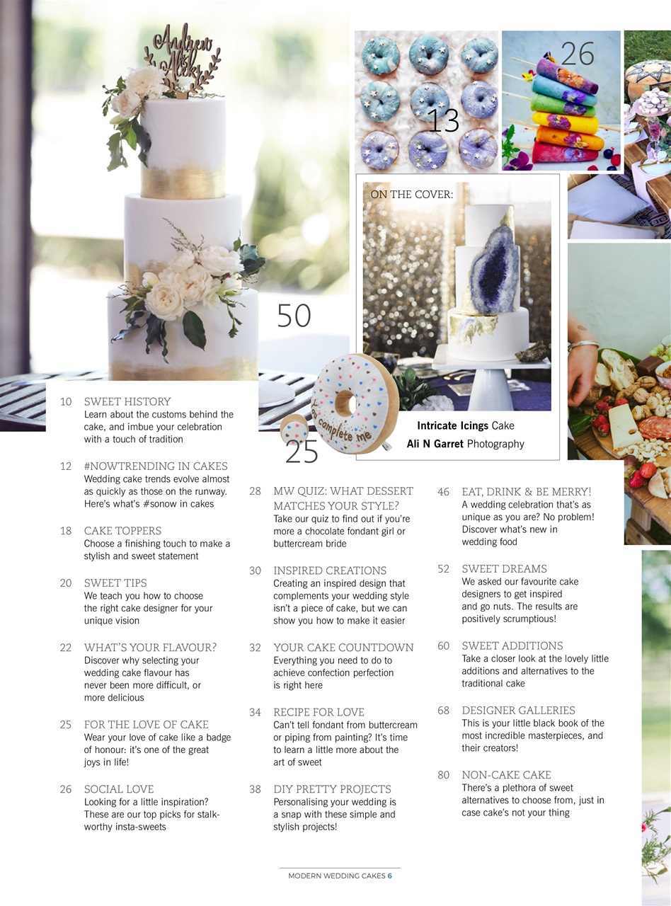 Modern Wedding Magazine - Modern Wedding Cakes - Issue 20 Back Issue