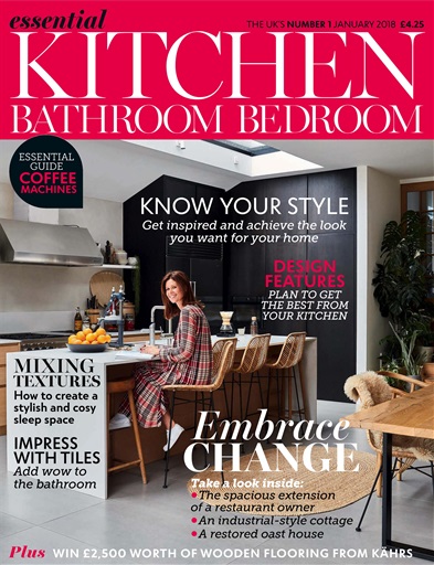 Essential Kitchen Bathroom Bedroom Magazine - January Back Issue