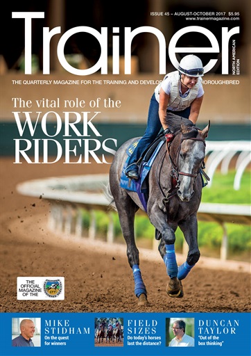 North American Trainer Magazine - horse racing - August - October 2017 ...