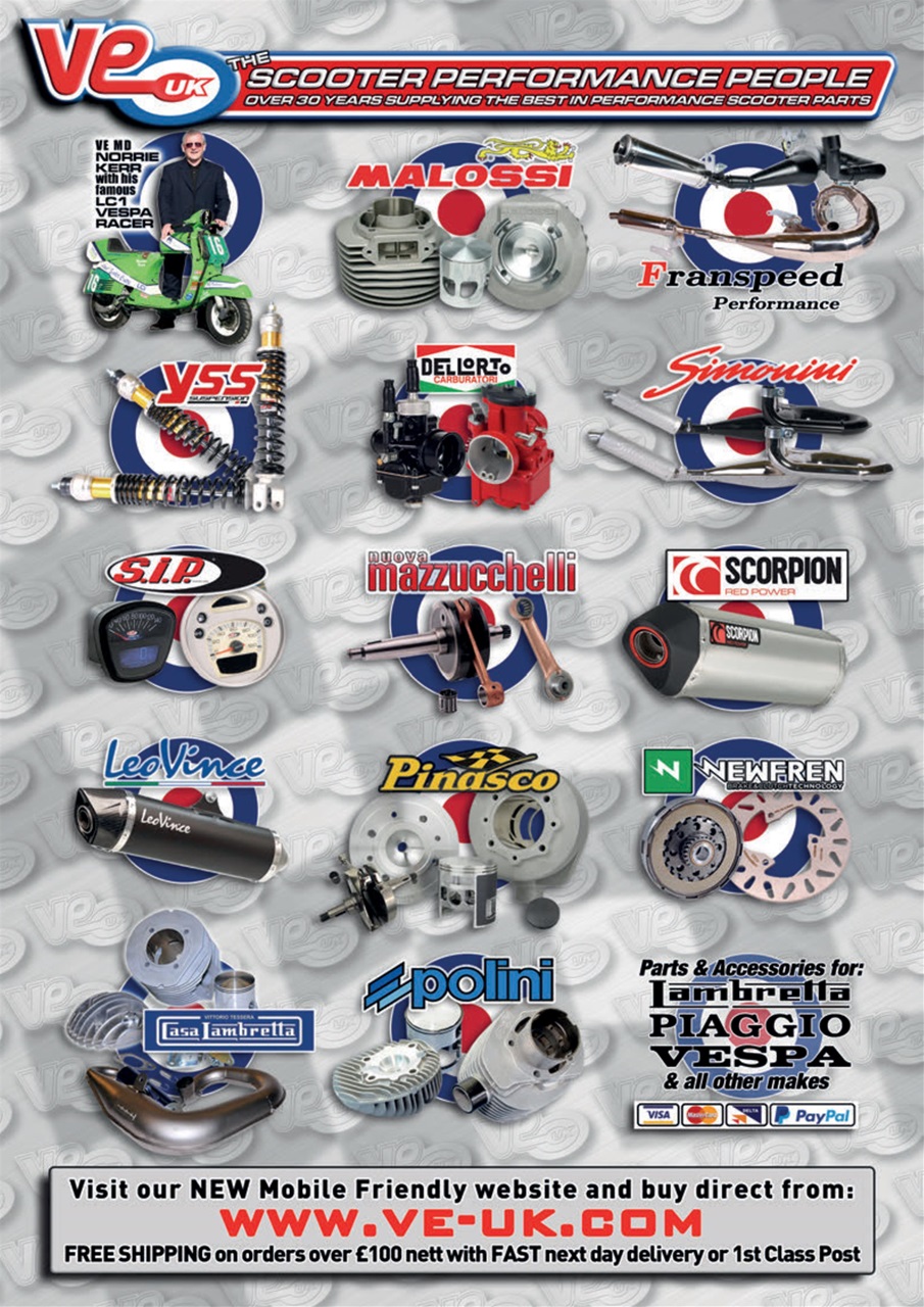 Scootering Magazine - Lambretta & Vespa Street Racers Special Issue