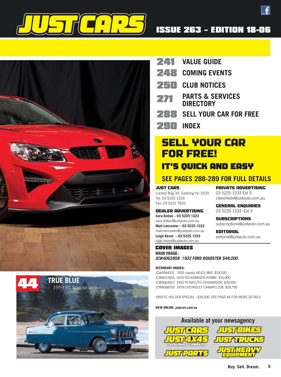 JUST CARS Magazine - 18-06 Back Issue