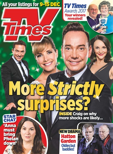 TV Times Magazine - 9th December 2017 Back Issue