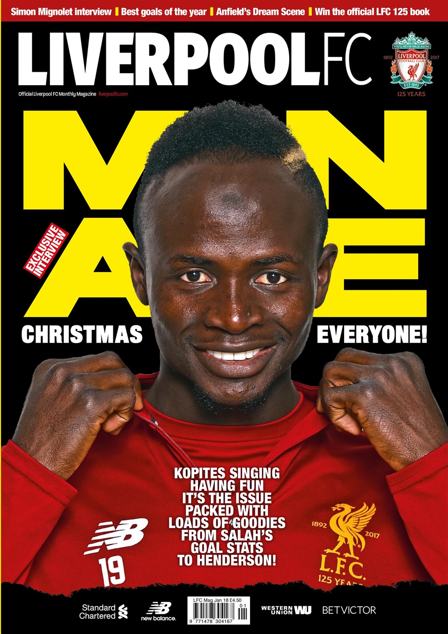 Liverpool FC Magazine - Jan-18 Back Issue