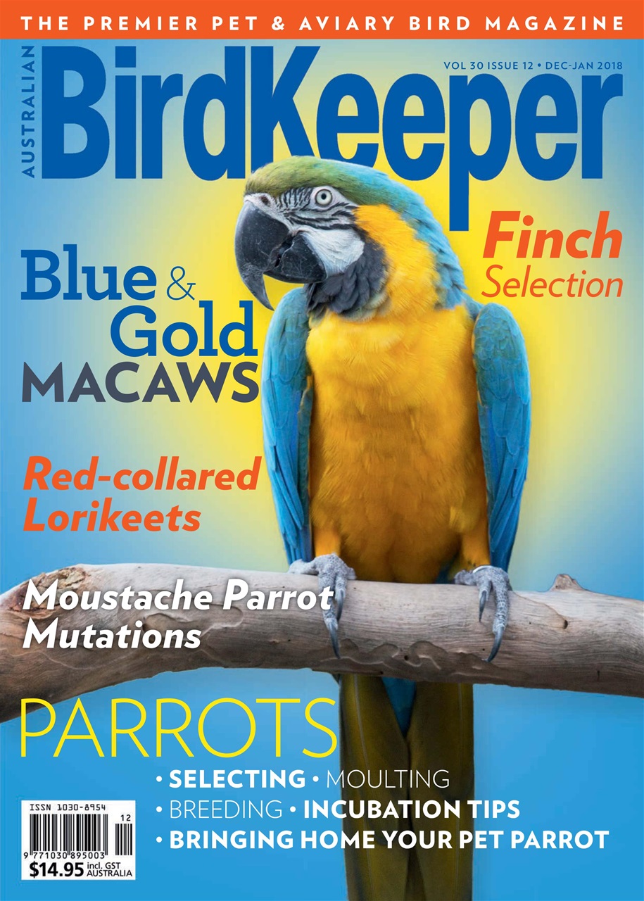 Australian Birdkeeper Magazine - BirdKeeper Vol 30 Iss 12 Back Issue