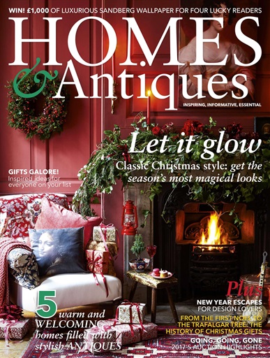 Homes & Antiques Magazine - January 2018 Back Issue