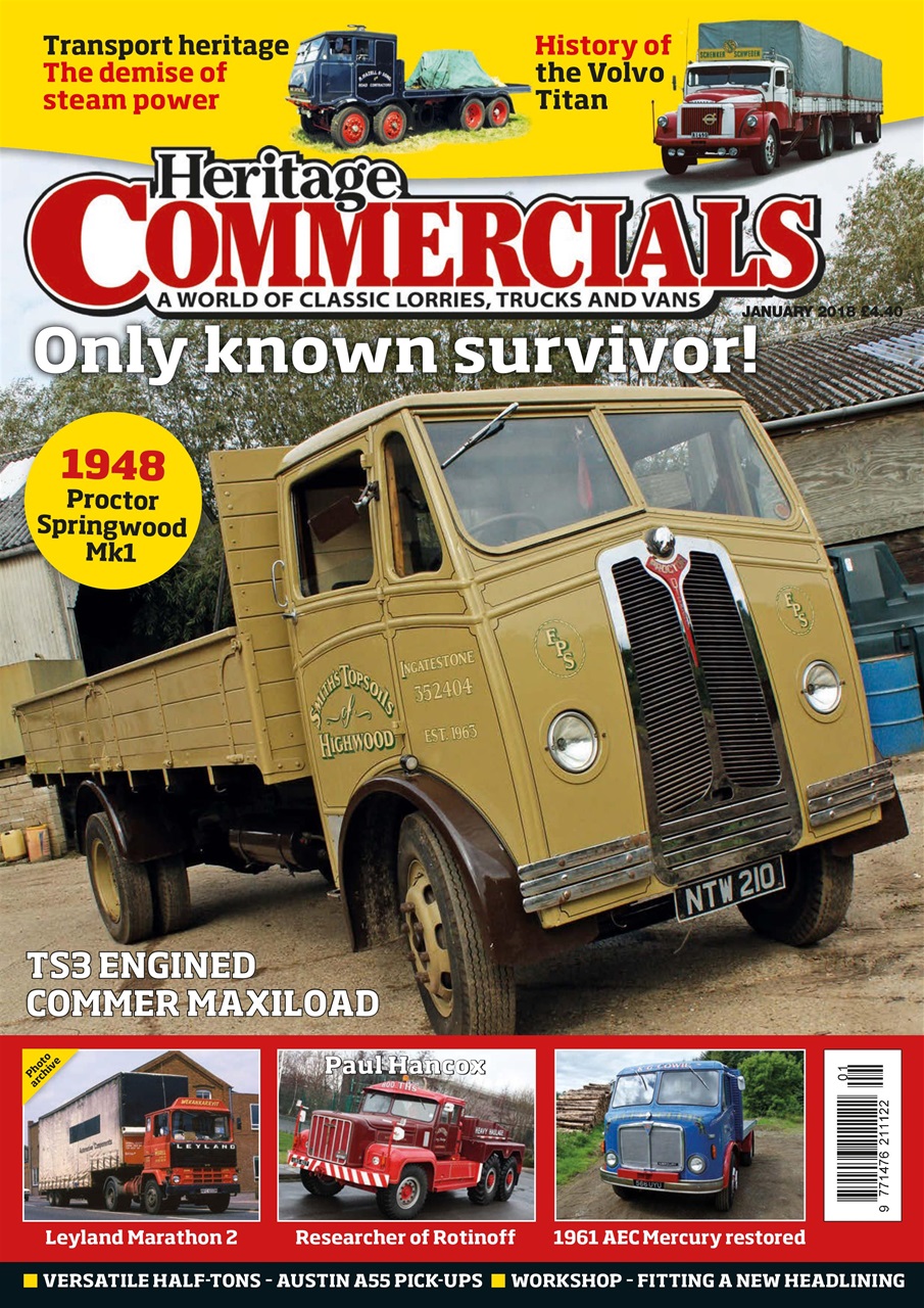 Heritage Commercials Magazine - January 2018 Back Issue