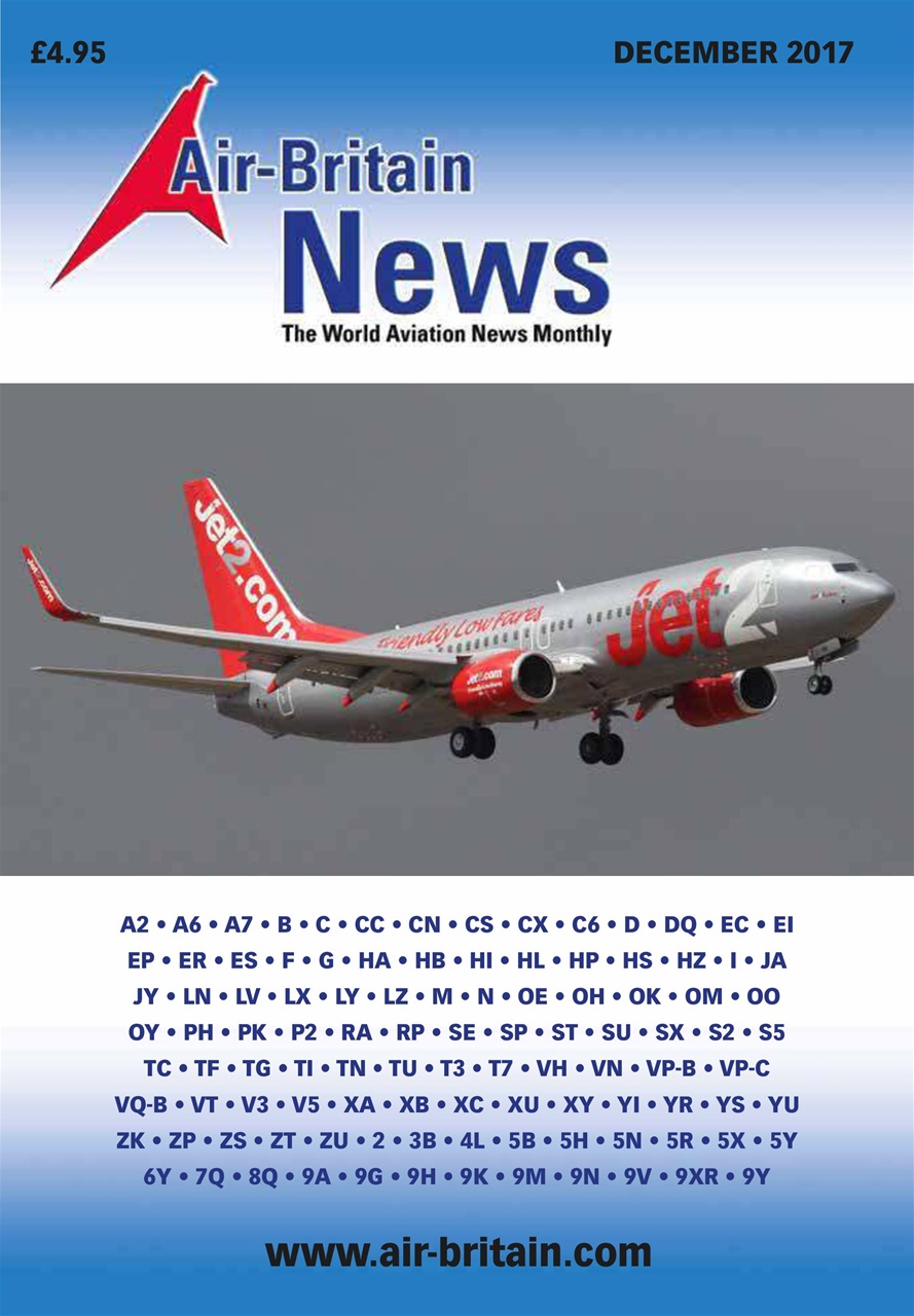 Air Britain News Magazine - Dec-17 Back Issue