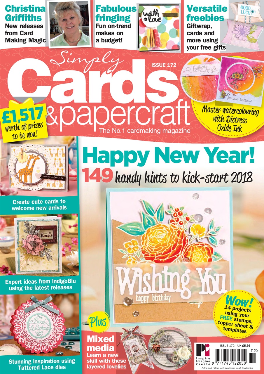 Simply Cards & Papercraft Magazine - Issue 172 Back Issue