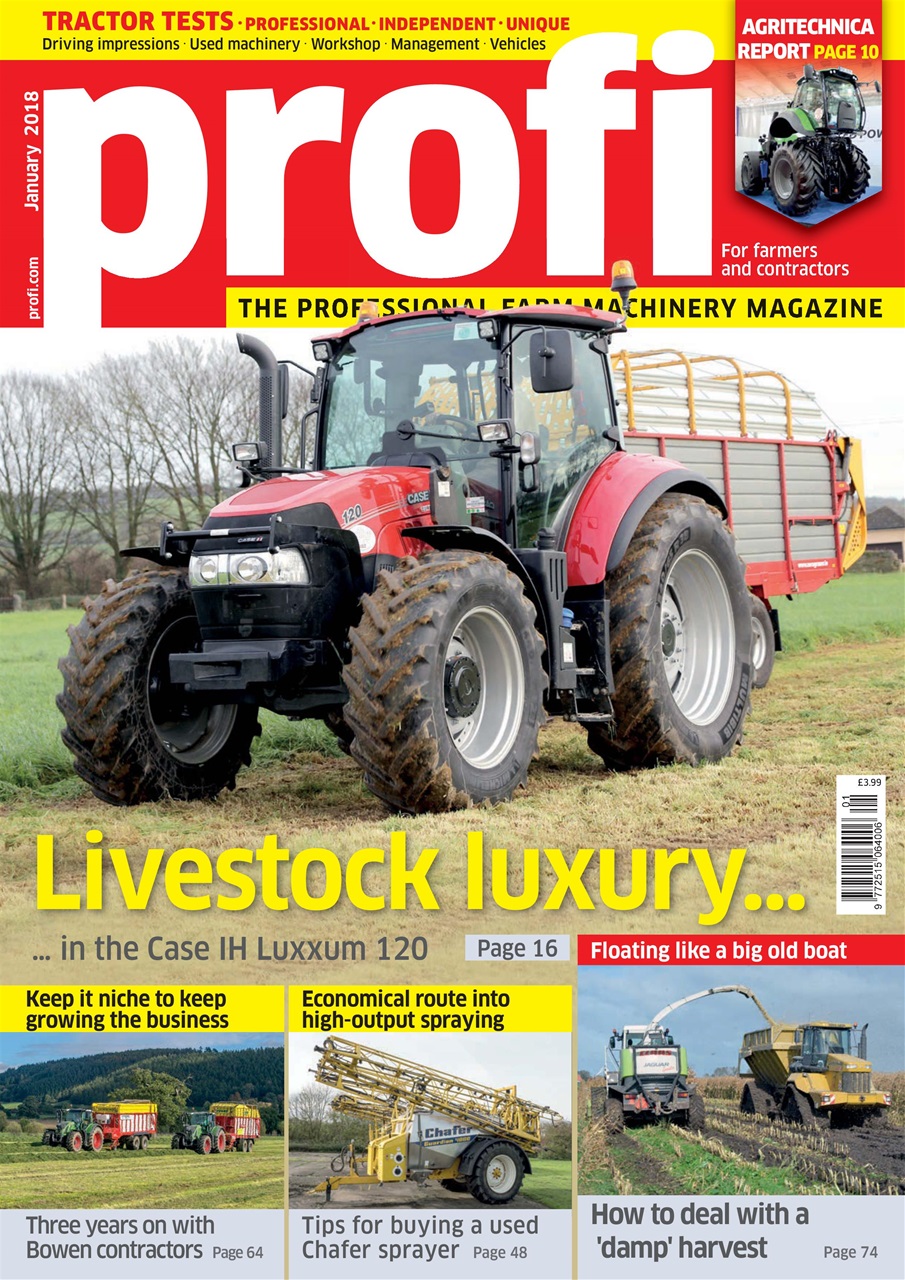 Profi International Magazine - January 2018 Back Issue
