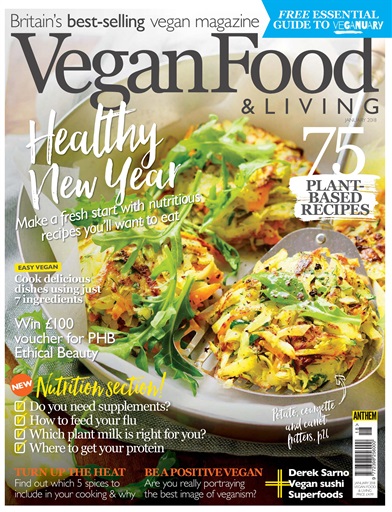 Vegan Food & Living Magazine - Jan Back Issue