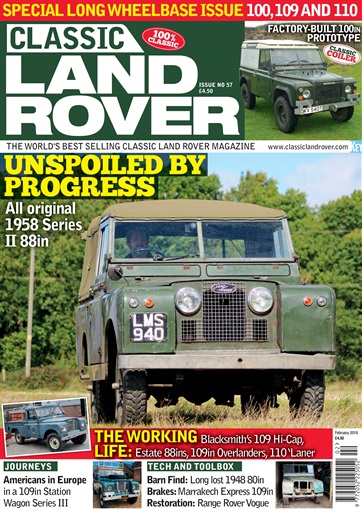 Classic Land Rover Magazine - February 2018 Back Issue